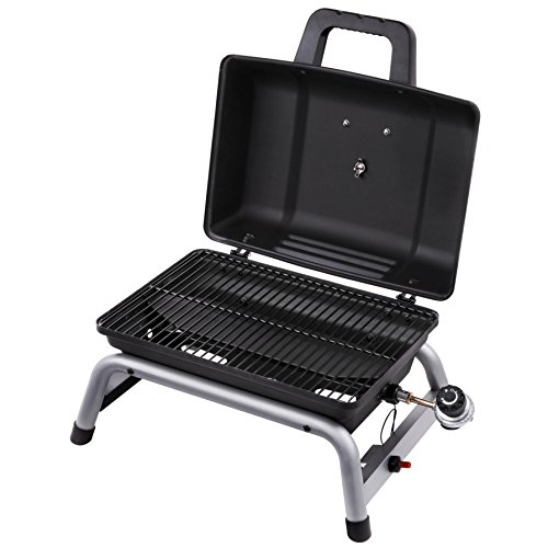 Char-Broil Portable 240 Liquid Propane Gas Grill & 4-Foot Hose and Adapter