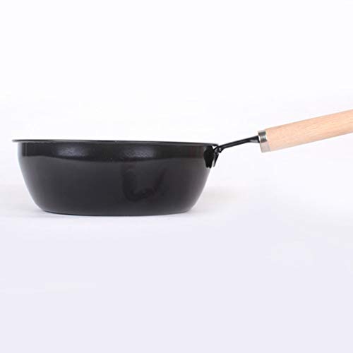 Hemoton Charcoal Burner Hookah Coal Burner Charcoal Starter Charcoal Burning Pot Hookah Bowl Barbecue Charcoal Burning Tool with Wodden Handle for Shisha Camping BBQ Black