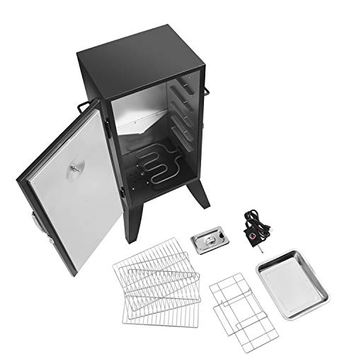 Royal Gourmet SE2801 Electric Smoker, Black & The Complete Electric Smoker Cookbook: Over 100 Tasty Recipes and Step-by-Step Techniques to Smoke Just About Everything