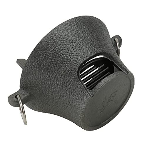 YARNOW Tabletop Grill Cast Iron Charcoal Grill Japanese Style Hibachi Grill Portable Barbecue Stove for Home Picnic(Stove Only)