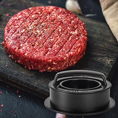 Hamburger Press Patty Maker, Burger Press, 3 in 1 Non-Stick Meat Beef Veggie Hamburger Patty Mold, Kitchen Gadgets to Make Patty for Stuffed Burgers Slider BBQ Barbecue Grilling