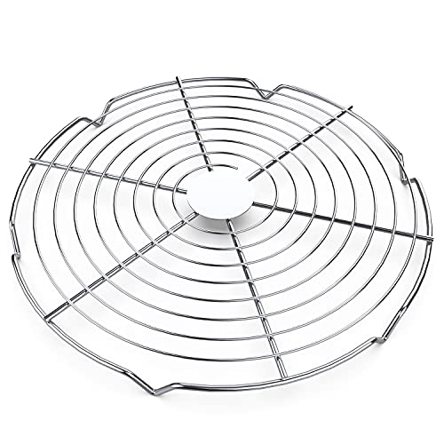 MixRBBQ 2-Pack Griddle Warming Rack, 12Inch Universal Grill Grate Grid for Blackstone 17" to 36" Griddle, Work with 18" Large Big Green Egg Grill Heat Deflector, Outdoor BBQ Cooking Accessories