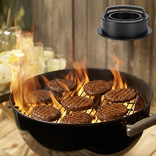Hamburger Press Patty Maker, Burger Press, 3 in 1 Non-Stick Meat Beef Veggie Hamburger Patty Mold, Kitchen Gadgets to Make Patty for Stuffed Burgers Slider BBQ Barbecue Grilling