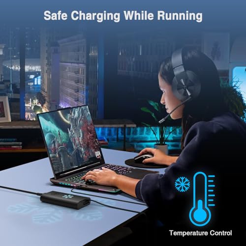 130W USB C Laptop Charger for Dell XPS 15 2-in-1 9575 9500 XPS 17 9700 Precision 5530 2-in-1 5550 5750 3660 3551 Latitude (Grey)