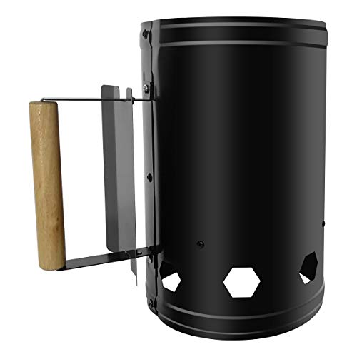 Feibrand Large Stainless Grill Charcoal Chimney Starter Coal Starter Chimney for Outdoor Grill Camping BBQ