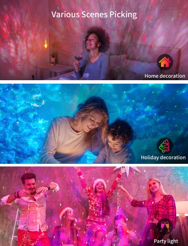 Star Projector,Night Light Galaxy Projector Lights with Bluetooth Speaker&Remote for Room Decor, Compatible with Alexa & Google Assistant Control & Smart App,Birthday/Holiday Gifts for Kids Adults