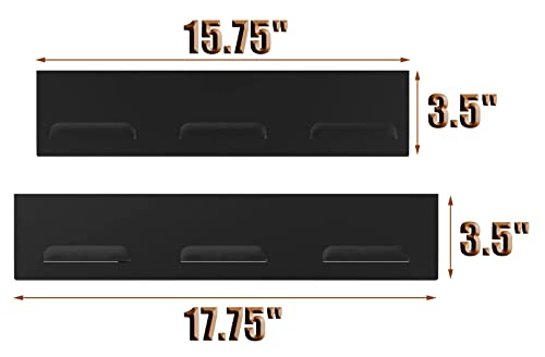 Wind Guard for 36" Blackstone Griddle and Other Griddle, 5015 Wind Screen, Black Metal Paint