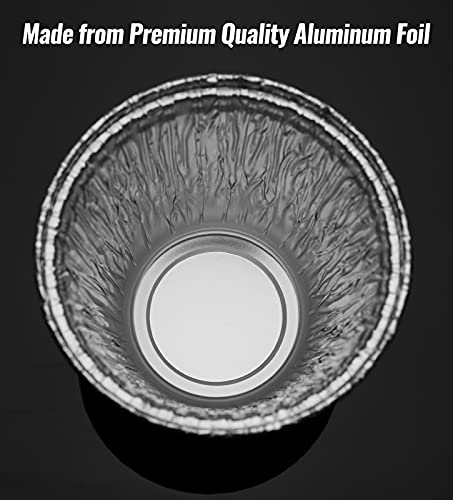 NUPICK 25 Pack Mini Grease Bucket Liner for Traeger Ranger, Scout, PTG, Grill Drip Tray for Traeger BAC459, 4.3" x 4"