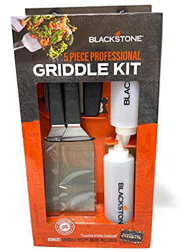 Blackstone Authentic Griddle Professional Starter Bundle: Griddle Kit, Breakfast Kit, Seasoning & Conditioner, and Grease Cup Liners