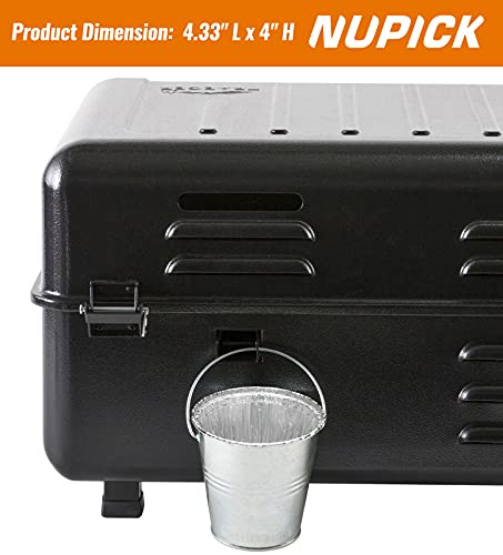 NUPICK 25 Pack Mini Grease Bucket Liner for Traeger Ranger, Scout, PTG, Grill Drip Tray for Traeger BAC459, 4.3" x 4"