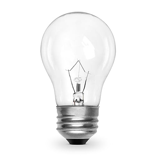 SalHawze Oven Bulb 40W Microwave E26 Medium Base, A15 Appliance Bulb, High Temperature Resistant 300 Degree Appliance Bulb Suitable for Oven, Stove, Refrigerator