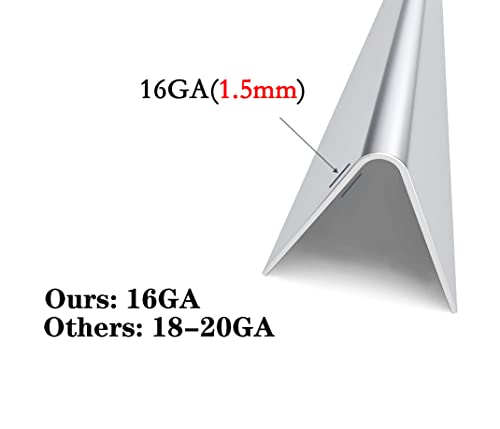 Votenli S753F(5-Pack) 22 1/2" Stainless Steel 7536 7537 16GA Flavorizer Bars for Weber Genesis Silver B and C, Spirit 700 Weber 900 (22 1/2 X 2 1/4")