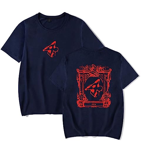 MARLLEGEBEE Ranboo Merch Generation T-Shirt Dream Team SMP Merch Crewneck Short Sleeve Tee Men Women's Clothes Navy