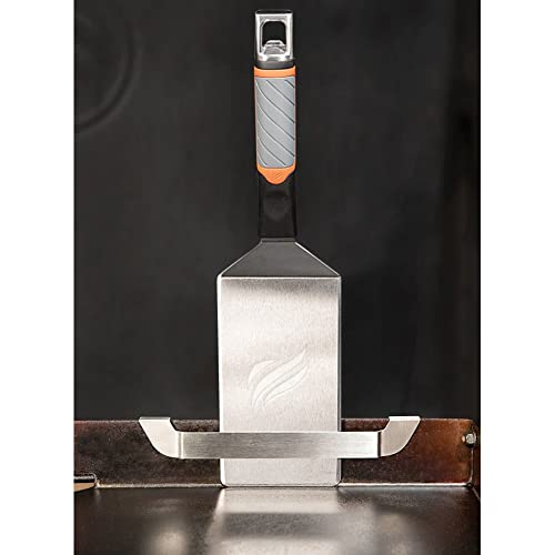 2 Pack Stainless Steel Griddle Spatula Holder, Grill Barbecue Tool Rack, Griddle Accessories for Grilling Utensils Scrapers Charcoal Grills,Compatible with Blackstone Camp Chef Royal Gourmet