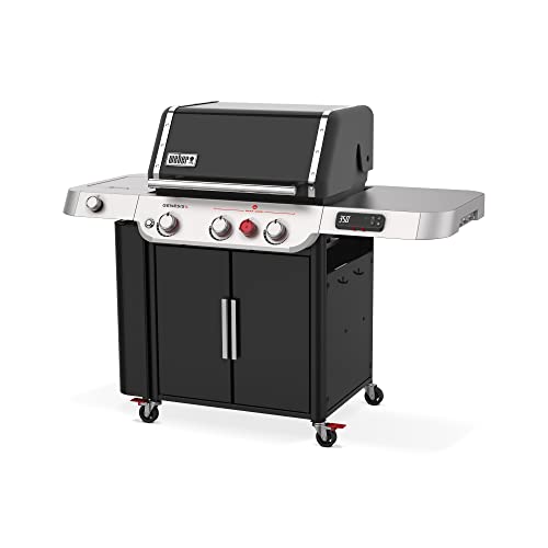 Weber Genesis Smart EX-335 Liquid Propane Gas Grill, Black