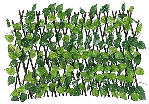 HACSYP Expandable Faux Privacy Fence Trellis Fence Retractable | Expandable Garden Artificial Fence Wooden Rattan Climbing Tree Frame Garden Plant Privacy Protection Fence (Color : Type E)