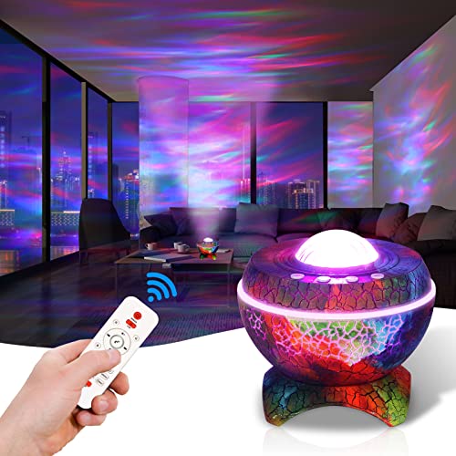 SKIO Galaxy Projector, Star Projector Lights for Bedroom, Bluetooth Speaker & White Noise with Remote Control, Night Light Projector for Kids Adults Gaming Room, Home Decor, Ceiling, Room Decor