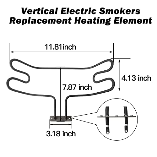 Replacement Parts 1650 Watts Heating Element for Pit Boss 2-Series Analog/3-Series Digital Electric Vertical Smoker Compatible with Pit Boss PBV2A1 PBV3A1 PBV3D1 PBV2D1