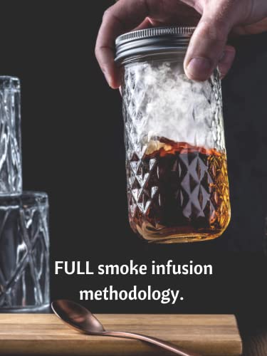 Smoke Board’s Old Fashioned Cocktail Smoker Kit with Torch - Whiskey/Bourbon Drink Infuser with Three Wood Chips, Smoker Kit Includes, Mixing Glass, Smoke Board, and Torch Lighter, USA Based Company