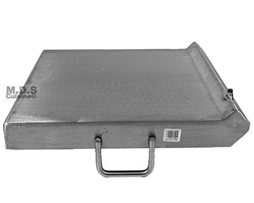 Stainless Steel Flat Top Comal Plancha 18"x16" inch BBQ Griddle for cooking with Outdoors Stove or Grill catering
