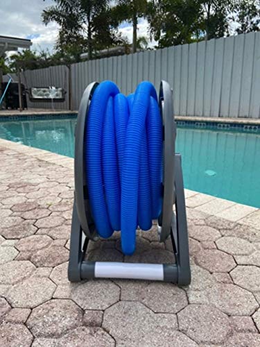 SmartClear SPAGHR001 Swimming Pool Storage Reel β Hose Not Included β Lightweight, Durable Design, Chemical and Weather-Resistant, Grey