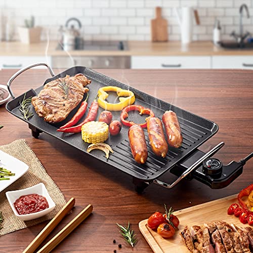 Grill Mat 6 Pcs, 100% Non-Stick HEADMALL BBQ Mats, Easy to Clean, For Barbecue Grilling & Baking, Electric Grill Gas Charcoal BBQ - 15.75 x 13 inch