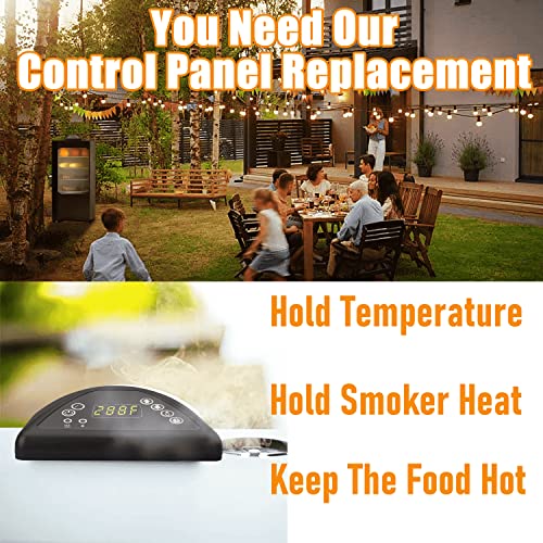 Replacement 9907170133 Part for Masterbuilt Electric Smoker Control Panel, Masterbuilt Replacement Parts Digital Control Board Compatible with 21072719 20071218 21071218 20071418 21072319 21072719