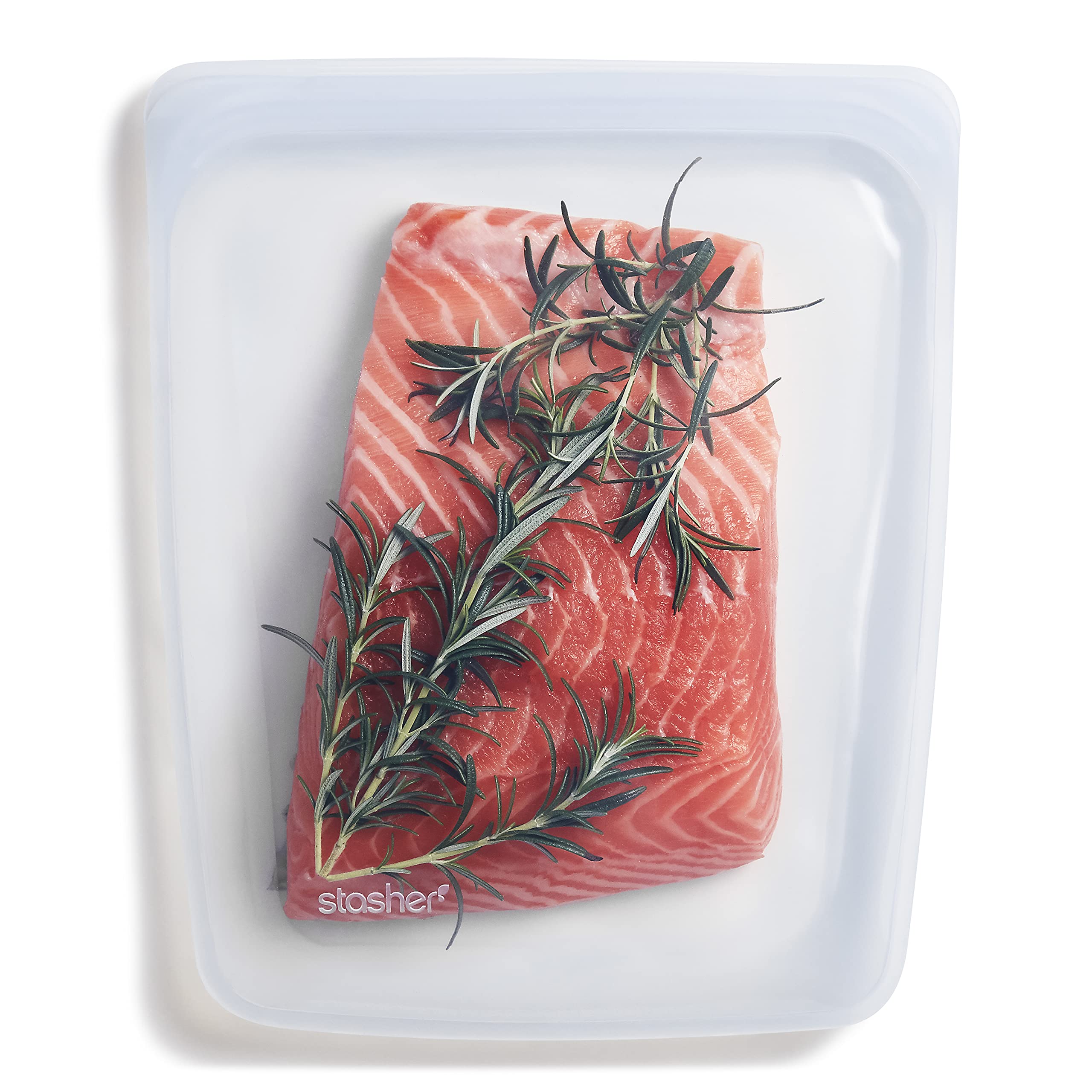 Stasher Reusable Silicone Storage Bags (4-Pack) + Stasher 1/2 Gallon Bag