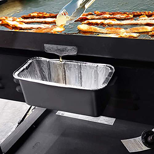 Outspark Aluminum Foil Drip Pans Grill Grease Catcher for Blackstone 36 Inch 28 Inch 22 Inch 30 Inch 17 inch Griddle with Rear Grease Cup Liners,20 Pack