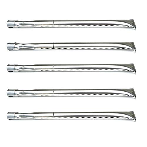 Direct Store Parts DA112 (5-Pack) Stainless Steel Burner Replacement for Nexgrill, Charmglow, Costco, Kirkland, Permasteel, Perfect Glo, Sterling Forge Gas Grill (5)