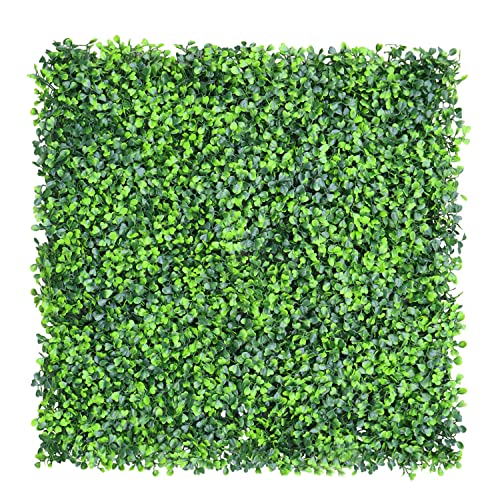 Windscreen4less Artificial Faux Ivy Leaf Decorative Fence Screen 20'' x 20" Boxwood/Milan Leaves Fence Patio Panel, Harmonious Boxwood 20 Pieces