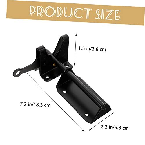 ULTECHNOVO 1 Set Plug Heavy Duty Hinge Outdoor Hooks Door Chain Lock Heavy Duty Gate Handles Locking Gate Latch Gate Latch Pull Latch Hook Gate Hinges for Wooden Fences Heavy Duty Steel Metal