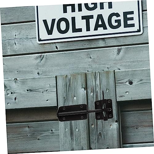 ULTECHNOVO 1 Set Plug Heavy Duty Hinge Outdoor Hooks Door Chain Lock Heavy Duty Gate Handles Locking Gate Latch Gate Latch Pull Latch Hook Gate Hinges for Wooden Fences Heavy Duty Steel Metal