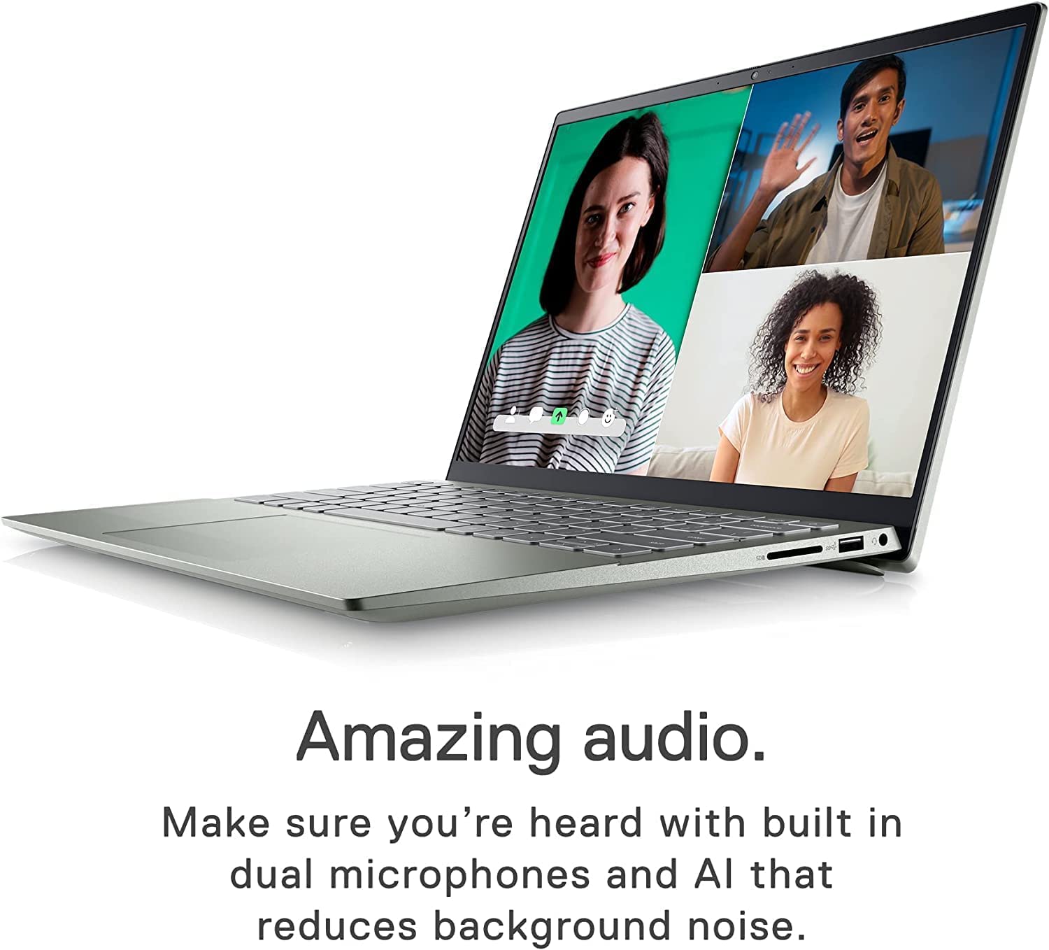 Dell Inspiron 14 Inch FHD Business Laptop, AMD Ryzen 7 5825U, 64GB RAM, 2TB SSD, Windows 11 Pro, Backlit Keyboard, Fingerprint Reader, SD Card, USB-C, HDMI