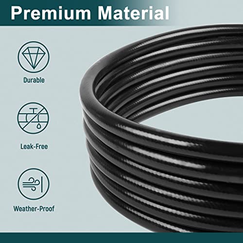GASPRO 18-Foot RV Quick Connect Propane Hose, RV Propane Hose with Adapter for Blackstone Tabletop Griddle, 17/22 Inch Griddle