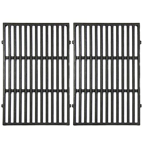 Hongso 17.5 Inch Cast Iron Cooking Grill Grates Replacement Part for Weber Spirit 300, 310, 320 Series, Spirit 700, Genesis Silver B/C, Genesis Gold B/C, Genesis Platinum B/C Gas Grills, 2-Pack 7638