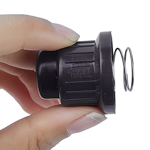 AA Battery Push Button Ignitor Caps, 2Pcs Igniter Replacement Caps with Springs for Gas Fire Pit, BBQ, Grill, Barbecue Spark Generator, With 0.866inch (22mm) mounting thread