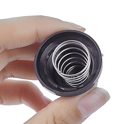 AA Battery Push Button Ignitor Caps, 2Pcs Igniter Replacement Caps with Springs for Gas Fire Pit, BBQ, Grill, Barbecue Spark Generator, With 0.866inch (22mm) mounting thread
