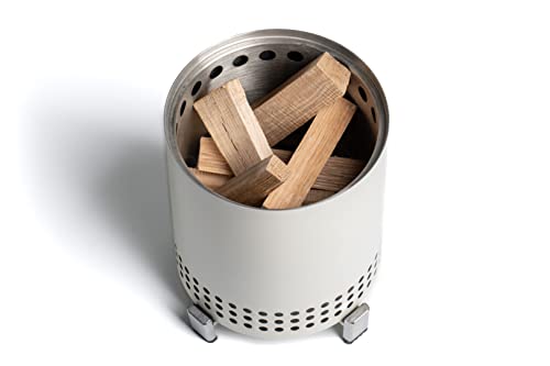 Superior Trading Co. Oak Mini Fire Stick w/Fire Starter Pods for BBQ Grill, Pizza Oven, Wood Stove — USDA Certified Kiln Dried Wood 4-5" Pieces in Galvanized Bucket, BBQ Accessories, 6-7 Lbs