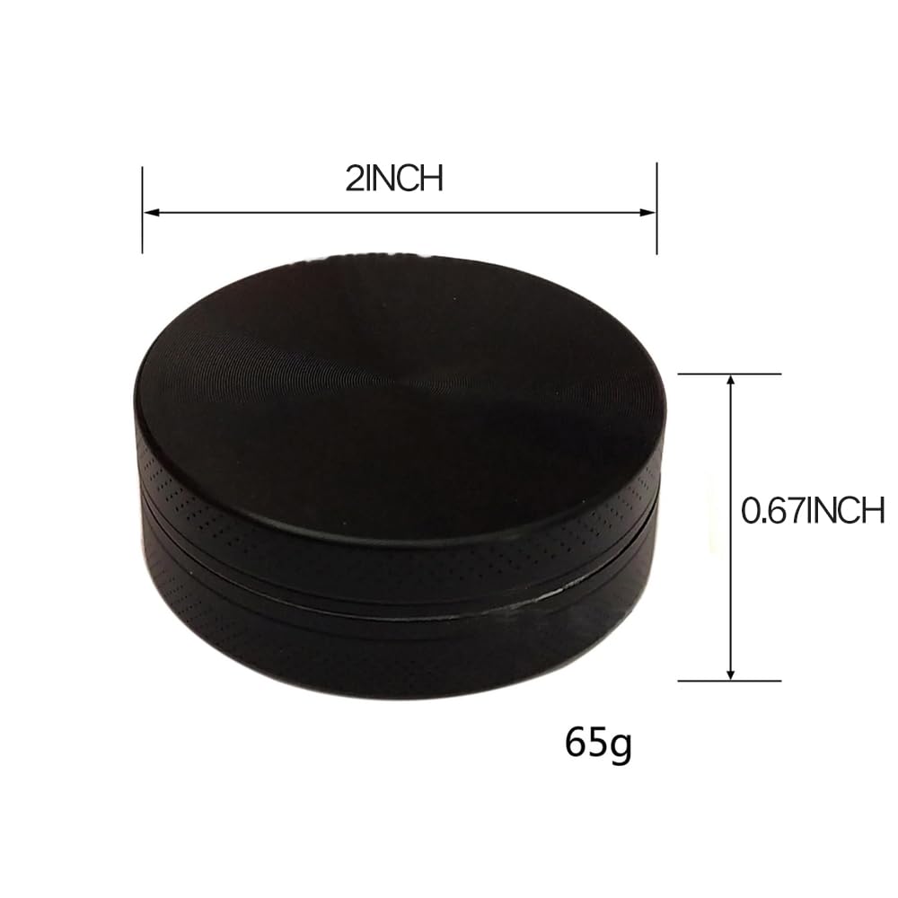 CRAZY MUSE Grinder 2Inch Mini(Black)