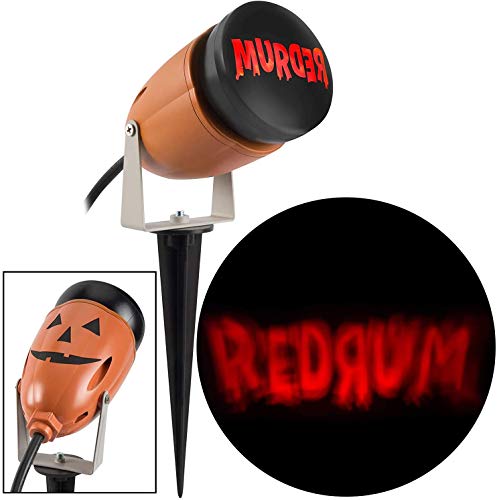Gemmy Halloween Redrum from The Shining Indoor/Outdoor Hoilday Projection Spotlight Lightshow Holiday Decoration