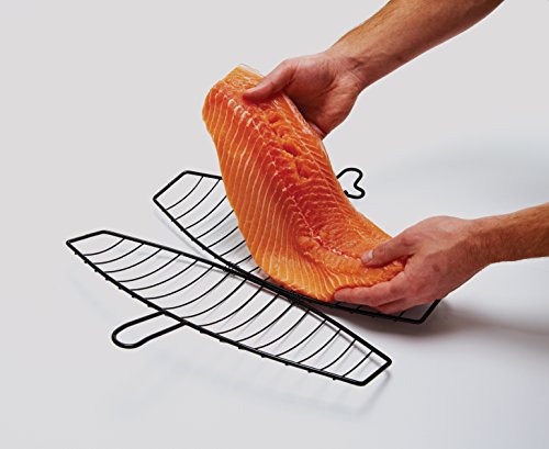 GrillPro 21015 Detachable Handle Fish Basket