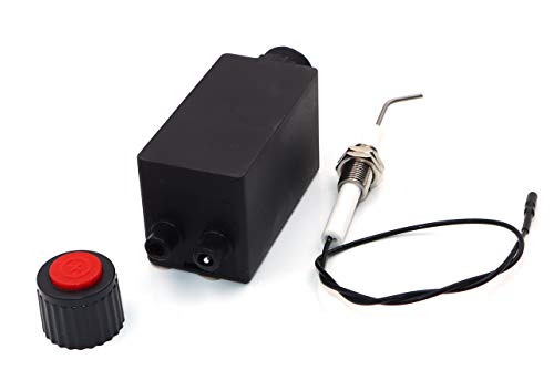 METER STAR CE/CSA AA Igniter 1.5V Pulse Wire Spark Igniter Kit, 220315 US DHLG-1C 1705, Ceramic Electrode Ignition Spark Plug 12 Inch Wire Long