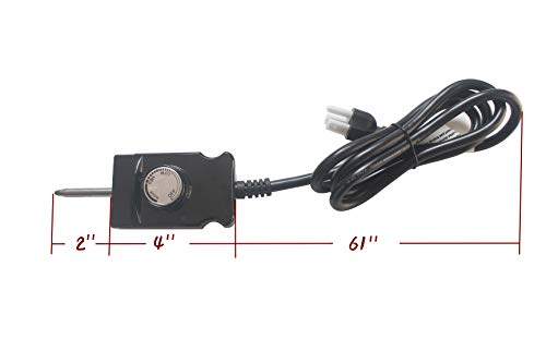 Unifit 120V AC 15A Electric Smoker/Grill Analog Adjustable Temperature Controller Heating Element Replacement Kits up to 1750 Watts (1 Set)