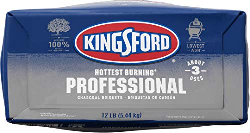 Kingsford 32100 Charcoal Professional Briquettes, 12 lb, Black