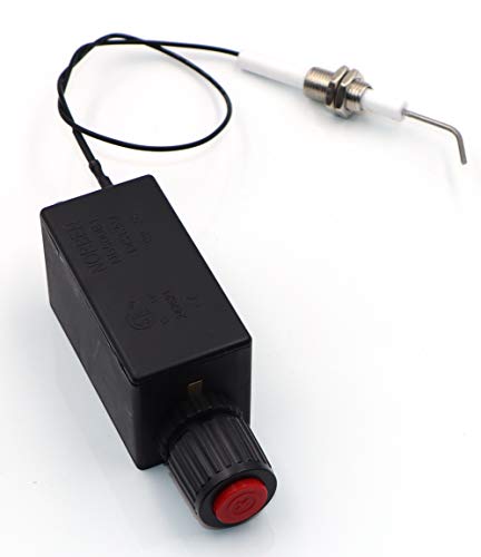 METER STAR CE/CSA AA Igniter 1.5V Pulse Wire Spark Igniter Kit, 220315 US DHLG-1C 1705, Ceramic Electrode Ignition Spark Plug 12 Inch Wire Long