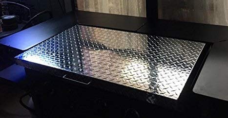 Premium Home Griddle Cover: for Camp Chef FTG600 Griddle Cover, Camp Chef Accessories, Camp Chef Flat Top Grill Cover, Camp Chef Cover, Great for Outdoors, use as Tabletop, Diamond Plate Aluminum