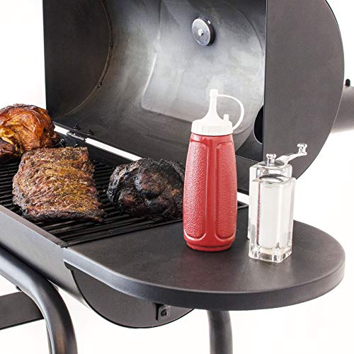 Char-Broil 12201570-A1 American Gourmet Offset Smoker, Black,Standard