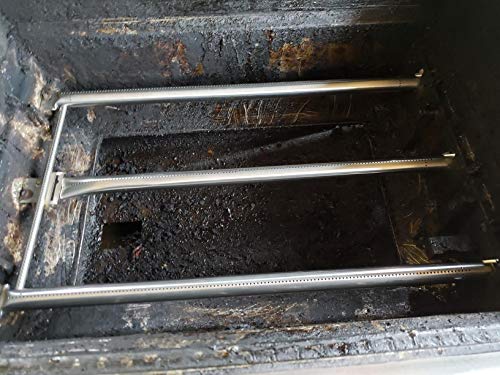 onlyfire Stainless Steel Burner Tube Set Fits for Weber Genesis 300 Series Grills (2008-2010), 34-1/4" Long