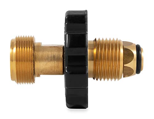 Camco 59943 Propane Cylinder Adapter - Soft Nose POL x 1"- 20 Male Throwaway Cylinder Thread